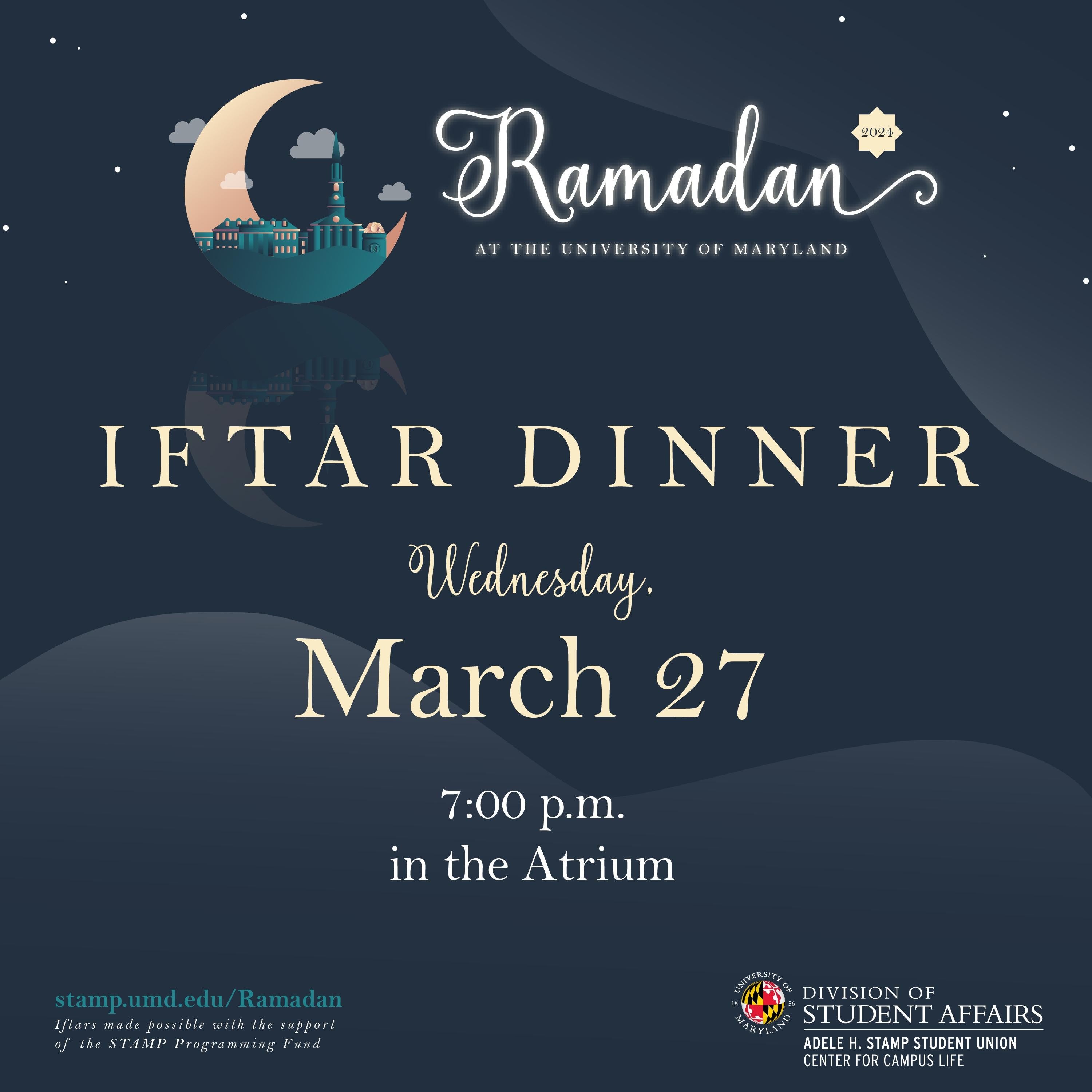 Iftar Dinner | Adele H. Stamp Student Union